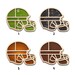 Personalized American Football Layered Wood Ornament, Custom Football ...