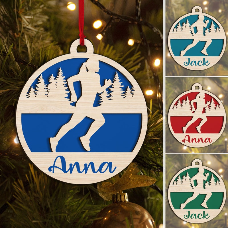 Runner Ornament - Etsy