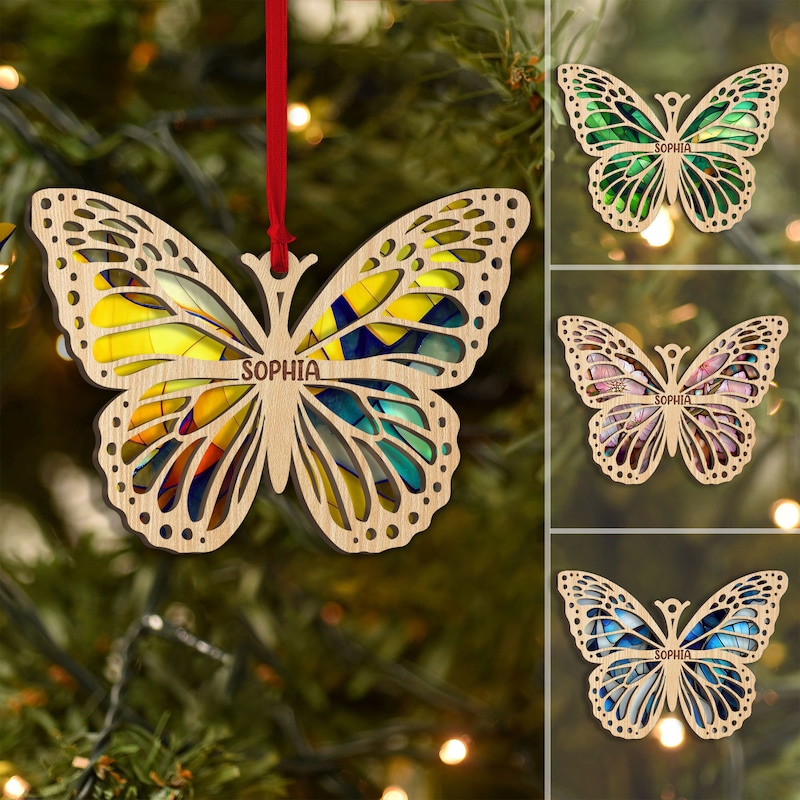 Butterfly Xmas Tree - Etsy