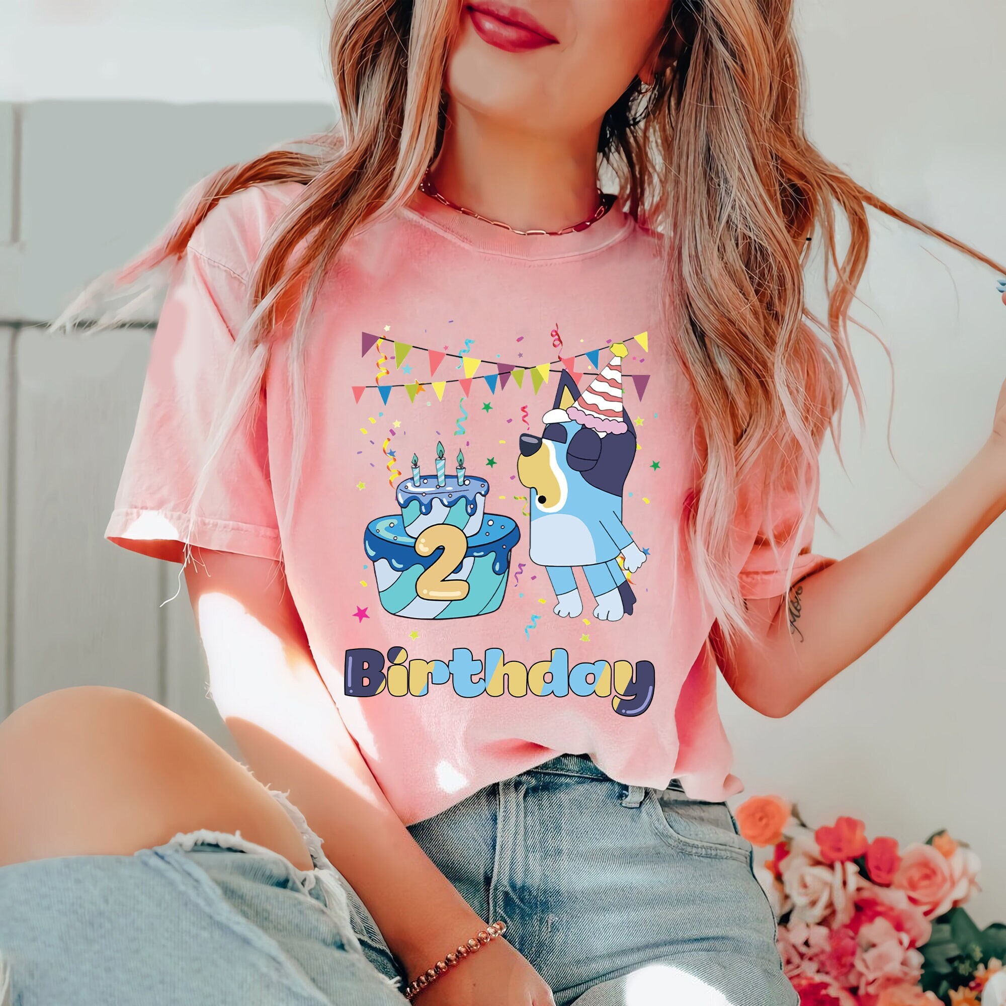 bluey-happy-birthday-bluey-birthday-party-shirt-bluey-etsy-canada
