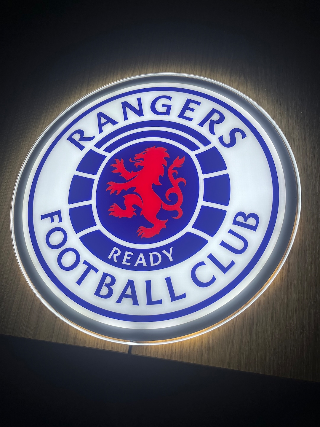 Rangers FC Wall Led Light - Etsy