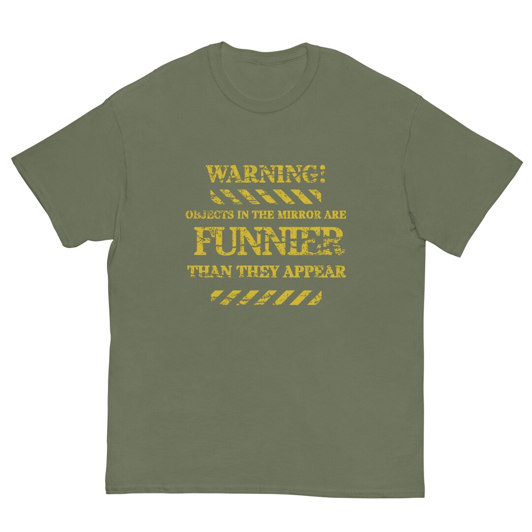 Funny Warning Sign T-shirt Men's Classic Tee - Etsy