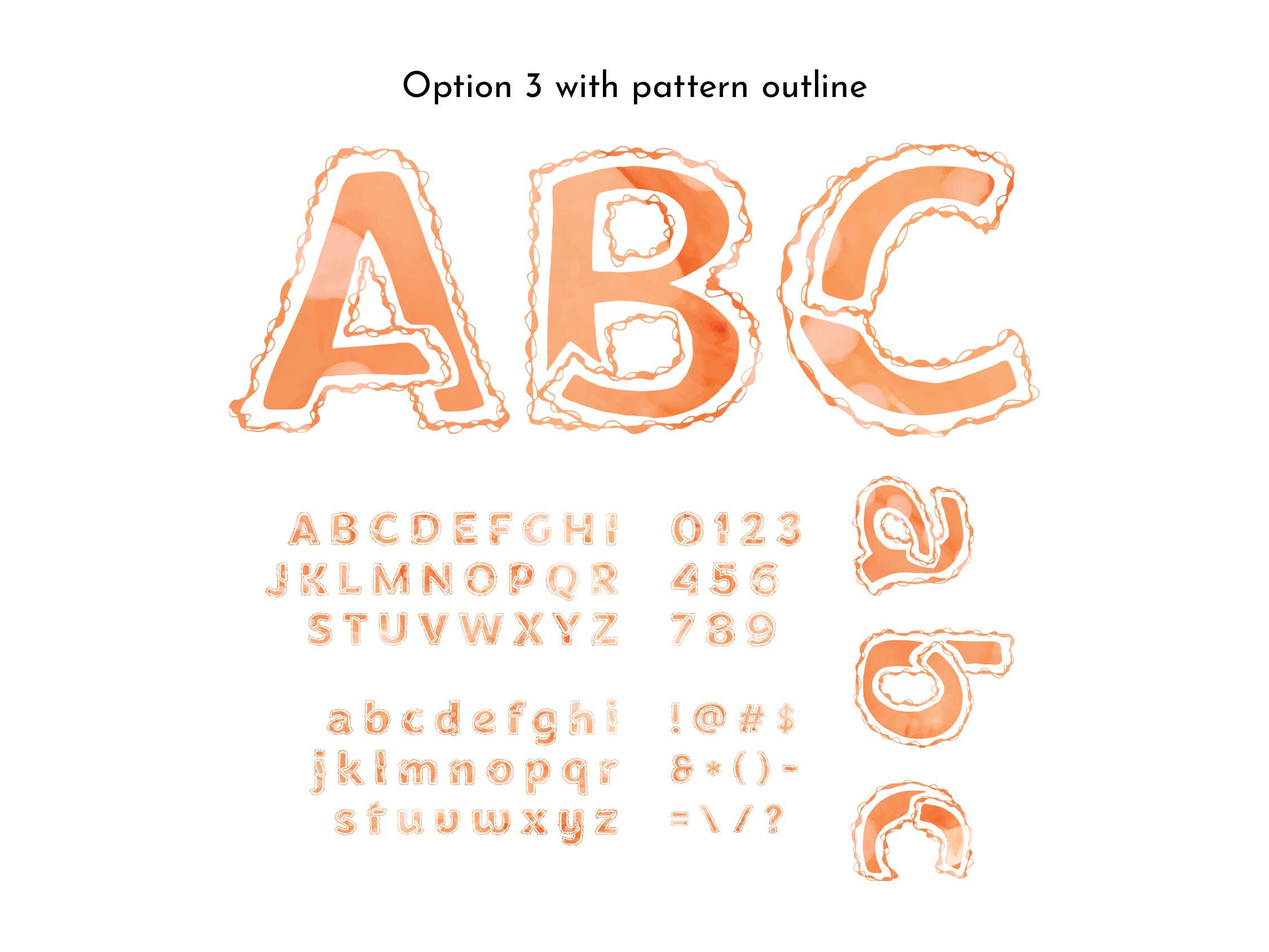 Decorative Letters Complete Alphabet Hand Drawn Monogram Lettering ...