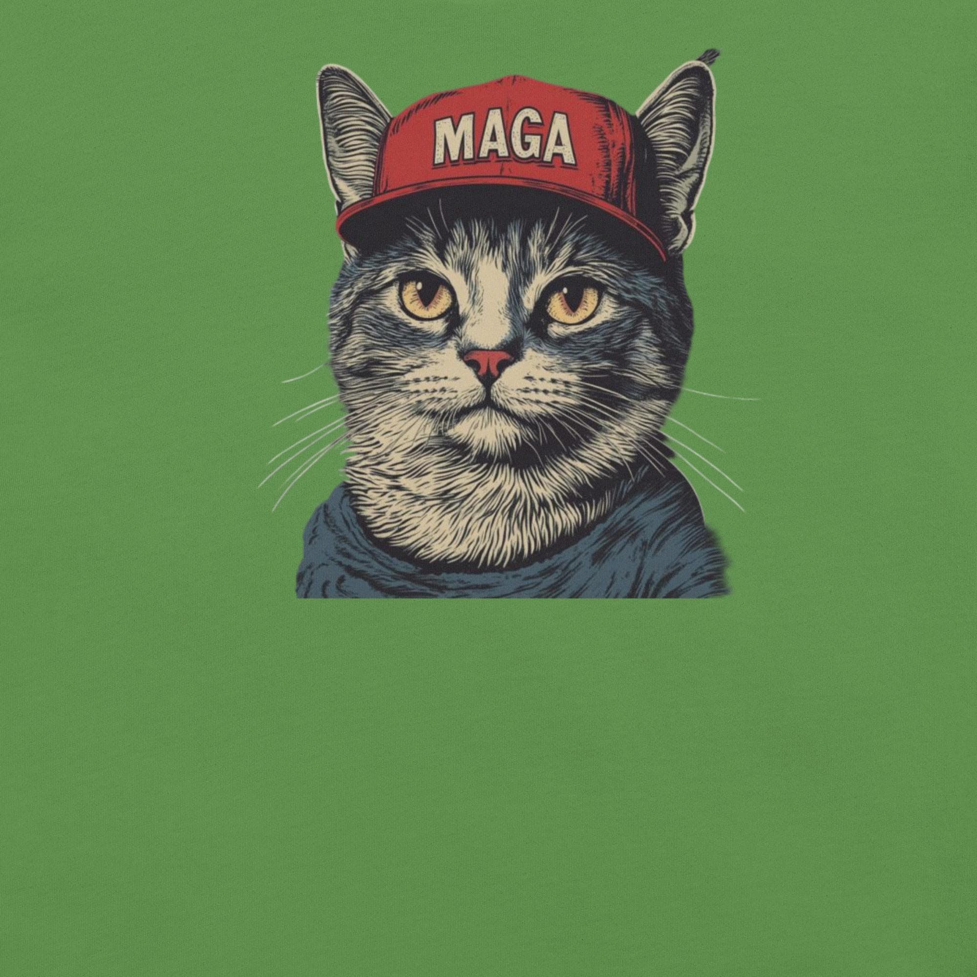 Tabby Cat Wearing MAGA Hat Shirt, Cat Lives Matter Tshirt, Cats for ...