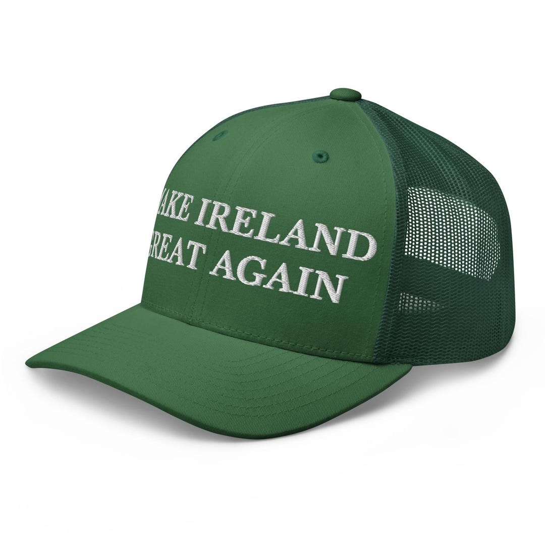 Conor Mcgregor Make Ireland Great Again Hat, Embroidered Adjustable ...