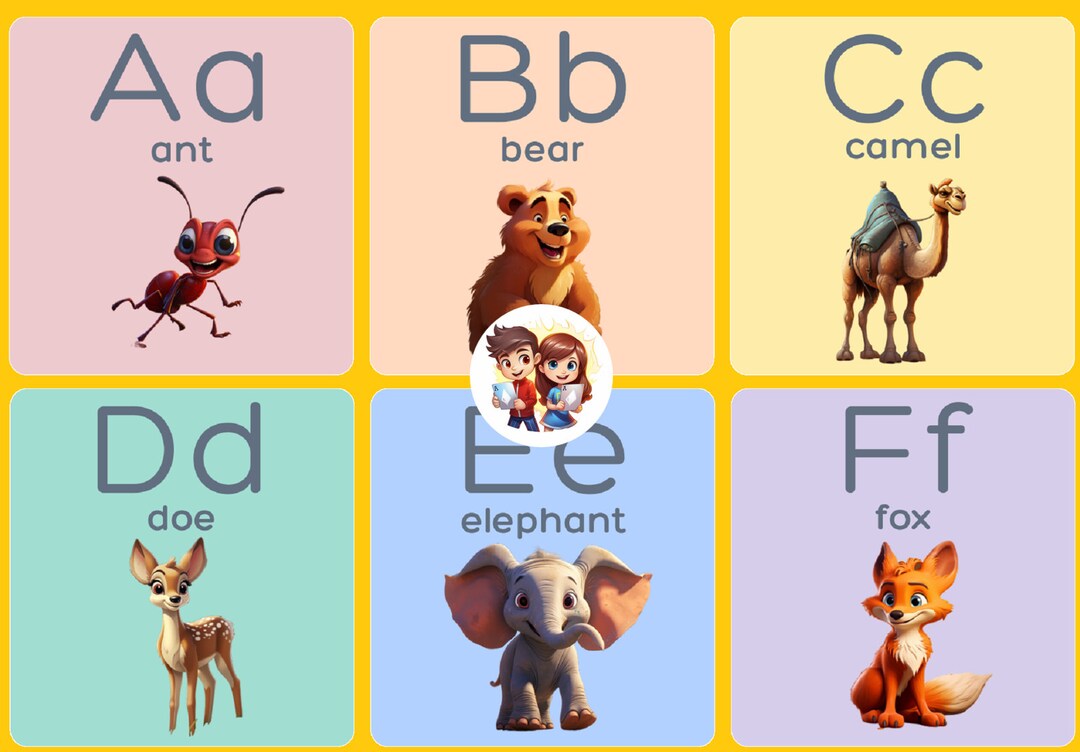 26 Interactive Kids Alphabet Flash Cards for Fun Learning + Free ...