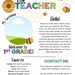 Meet the Teacher Honeybee Themed Welcome Letter; Editable Template for ...