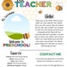 Meet the Teacher Honeybee Themed Welcome Letter; Editable Template for ...