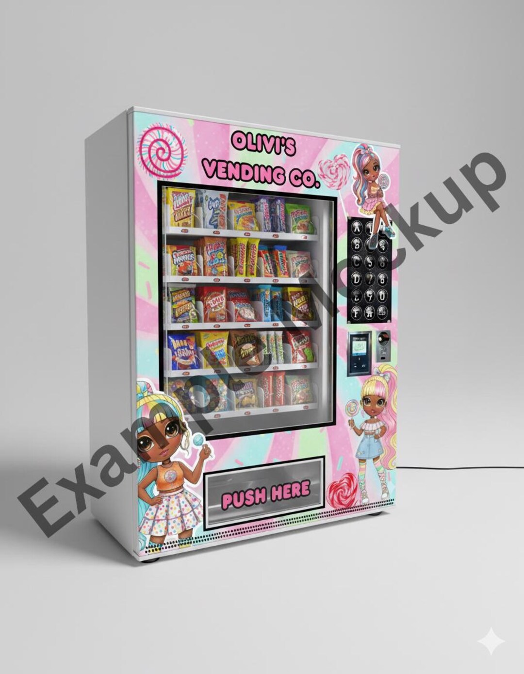 Valentine's Vending Machine Designs | 16x20 Printable Foam Board ...