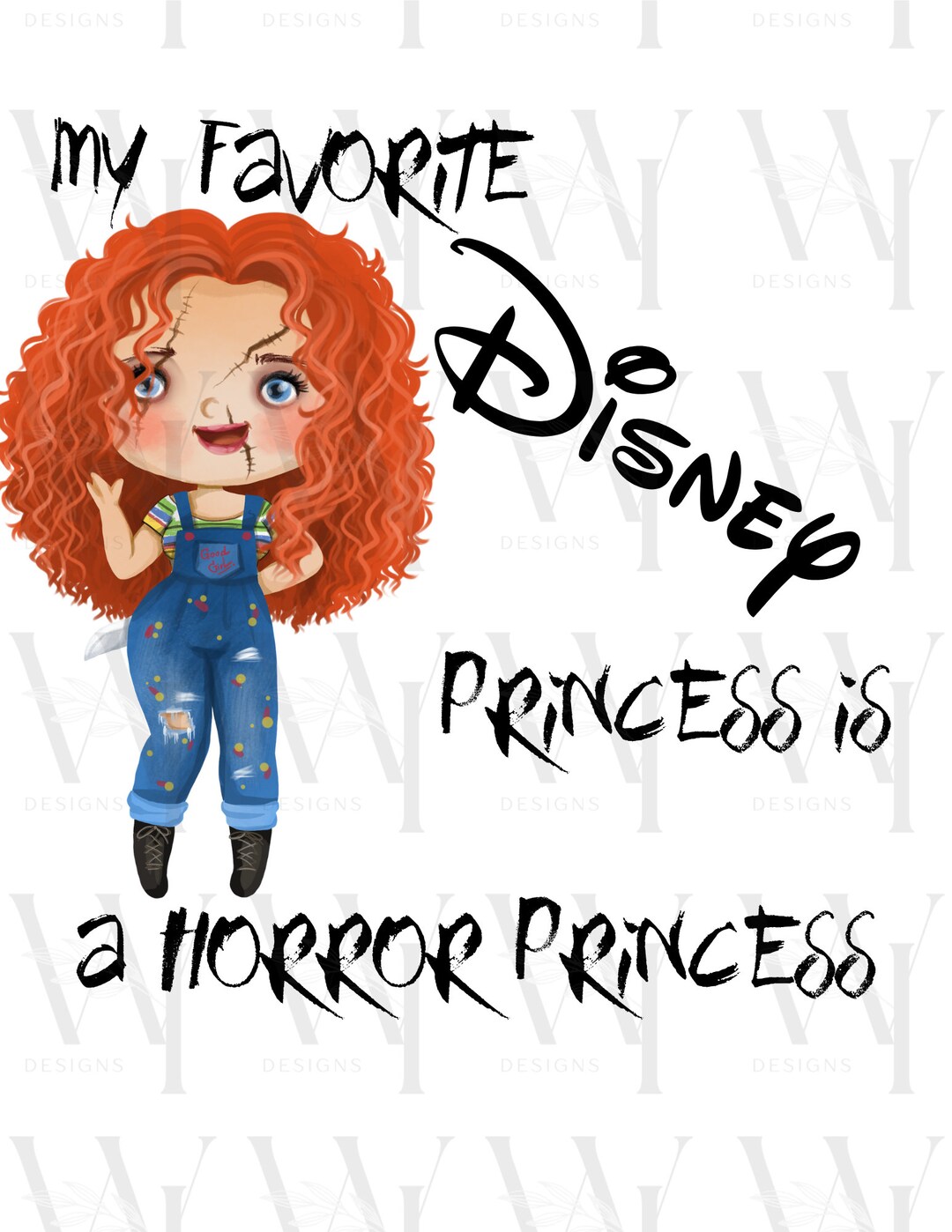 Horror Princess, Horror, Princess, Merida, Chucky, Childs Play ...