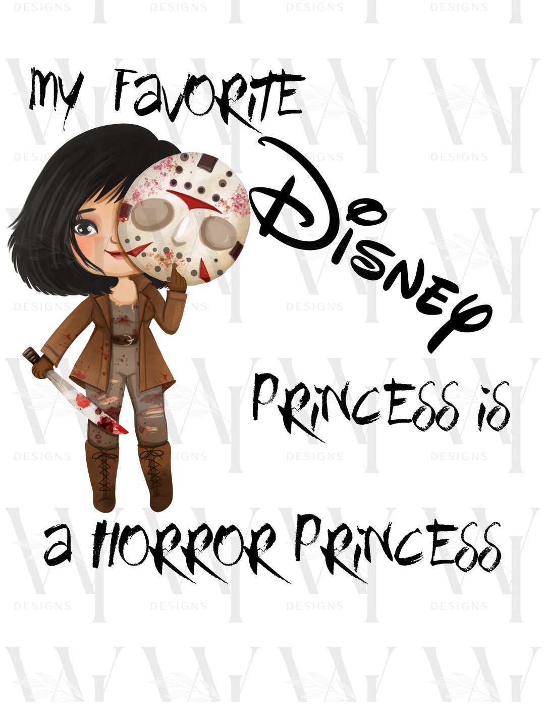Horror Princess, Horror, Princess, Mulan, Jason, Friday 13th, Halloween ...