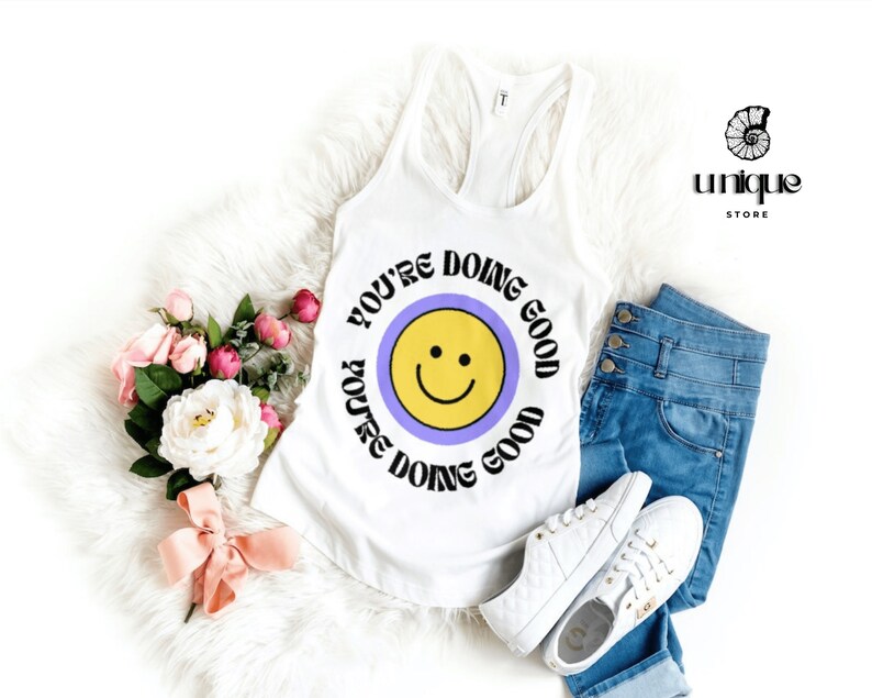You're Doing Good Svg, Groovy Shirt PNG, Good Vibes Svg , Smile Png ...