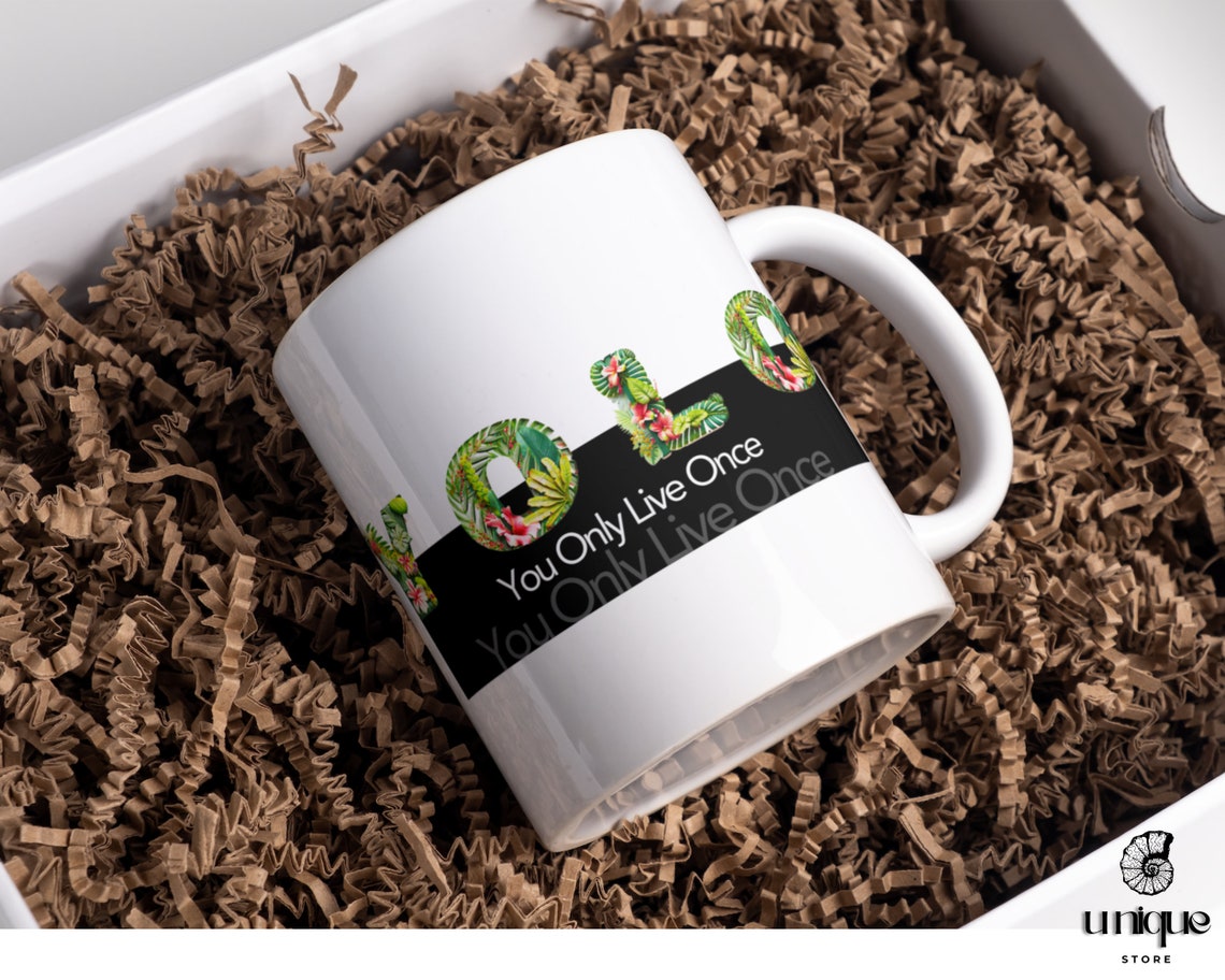 YOLO Svg, You Only Live Once Svg, Trendy Svg, Motto Svg, Tropical Text ...