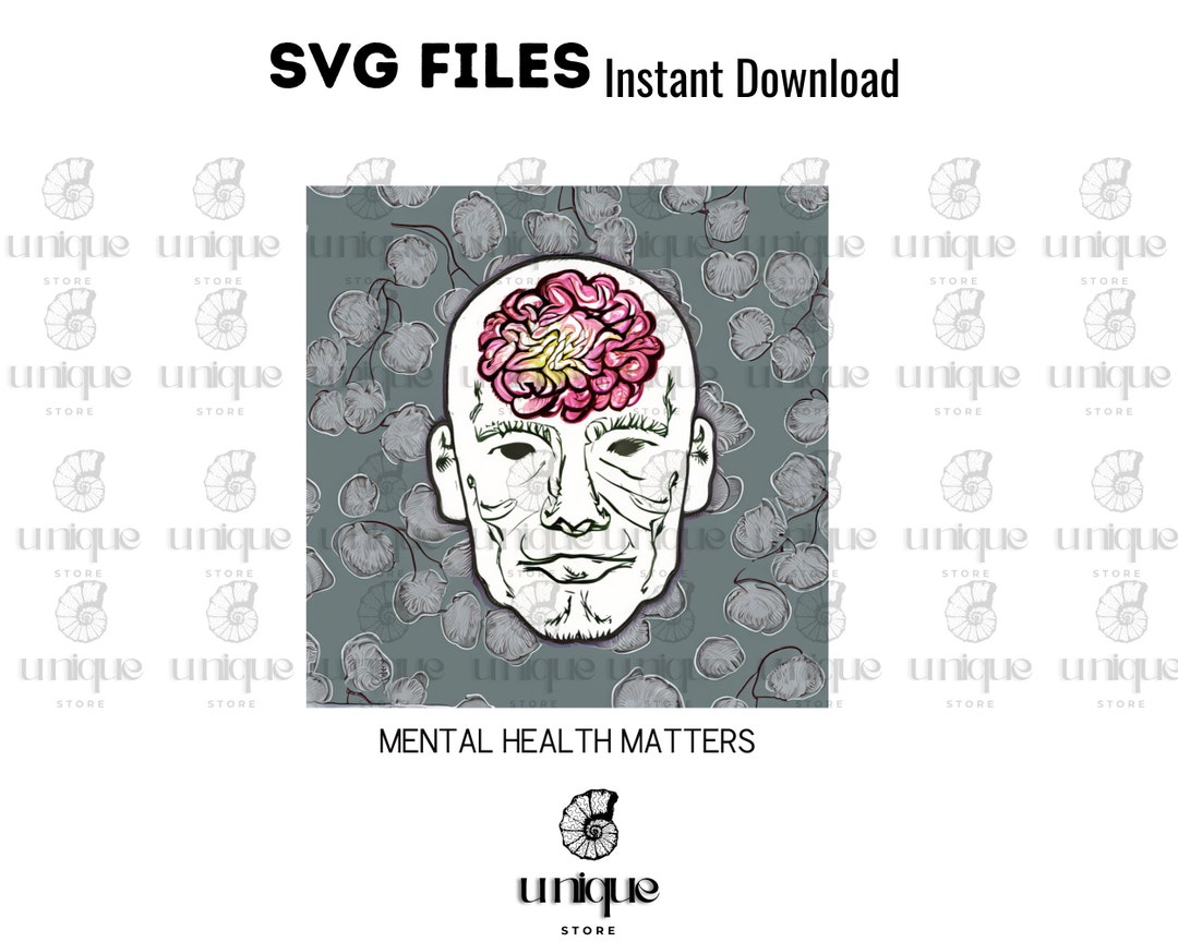Mental Health Matters Svg Mental Health Awareness Svg Therapist