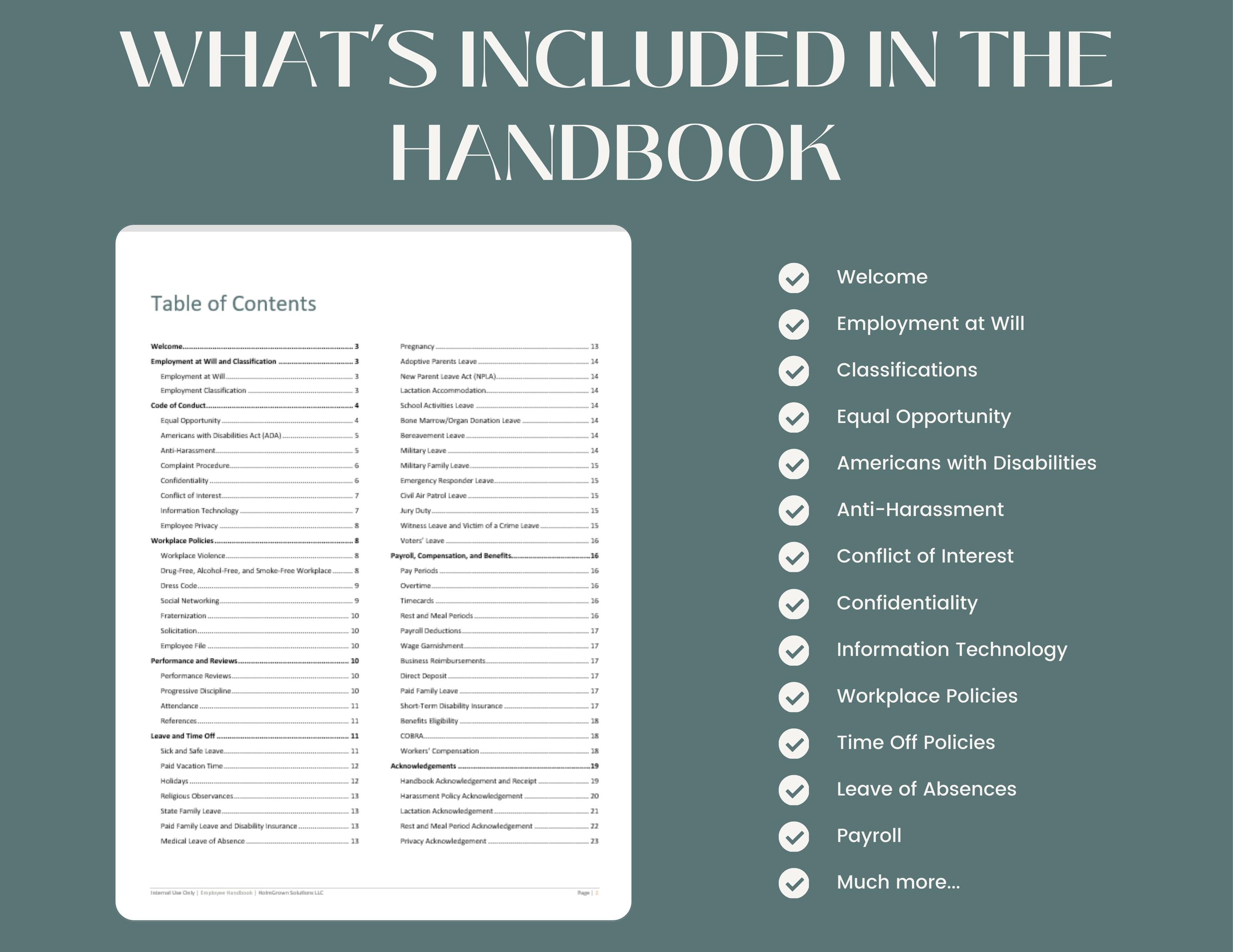 HR Starter Kit (US) - New Hire Onboarding - Policy - Compliance - State ...