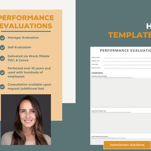 Performance Evaluation Template Bundle - Manager Evaluation - Self ...