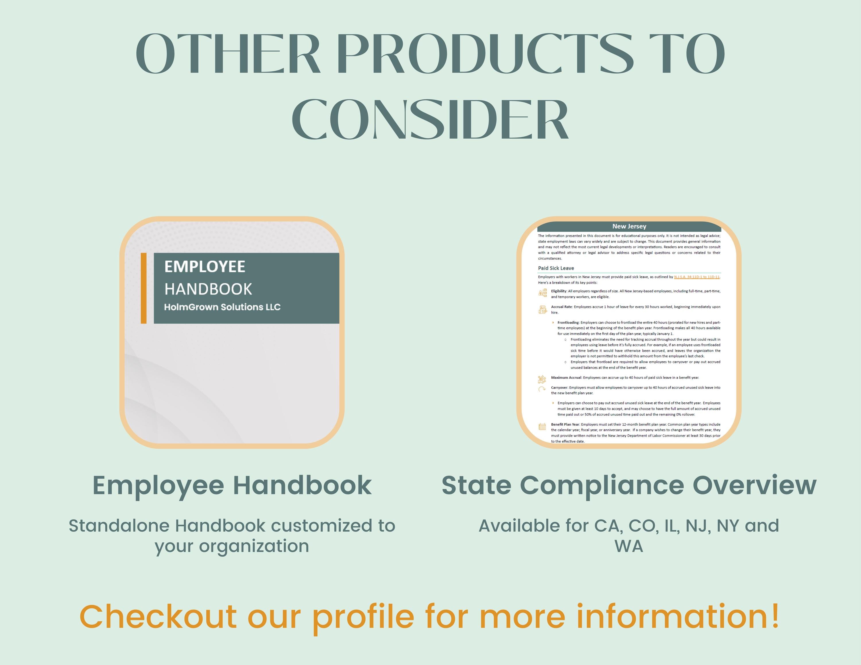 HR Starter Kit (US) - New Hire Onboarding - Policy - Compliance - State ...