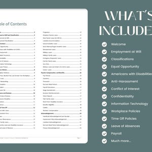 US Employee Handbook - New Hire Onboarding - Policy and Procedure ...