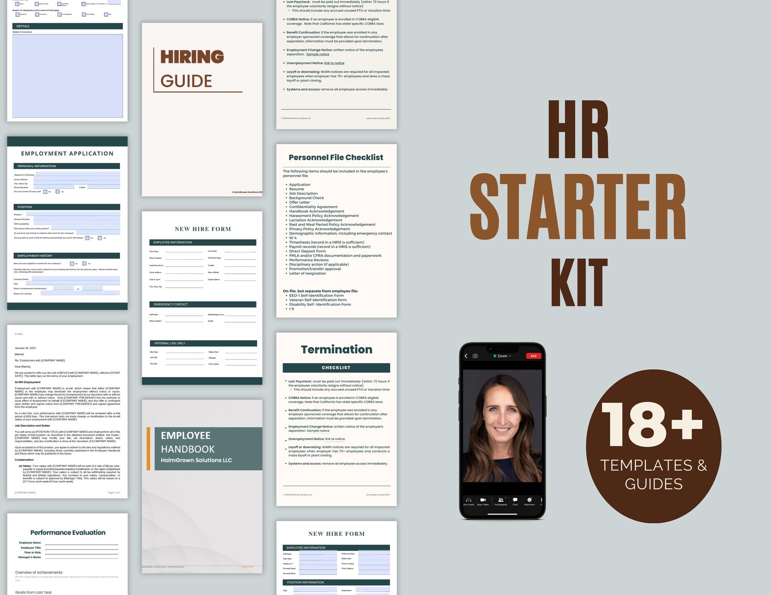 HR Starter Kit (US) - New Hire Onboarding - Policy - Compliance - State ...