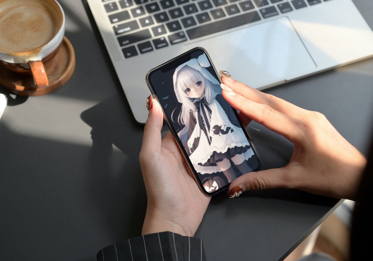 8 Cute Anime Ghost Girl Phone Wallpapers Etsy