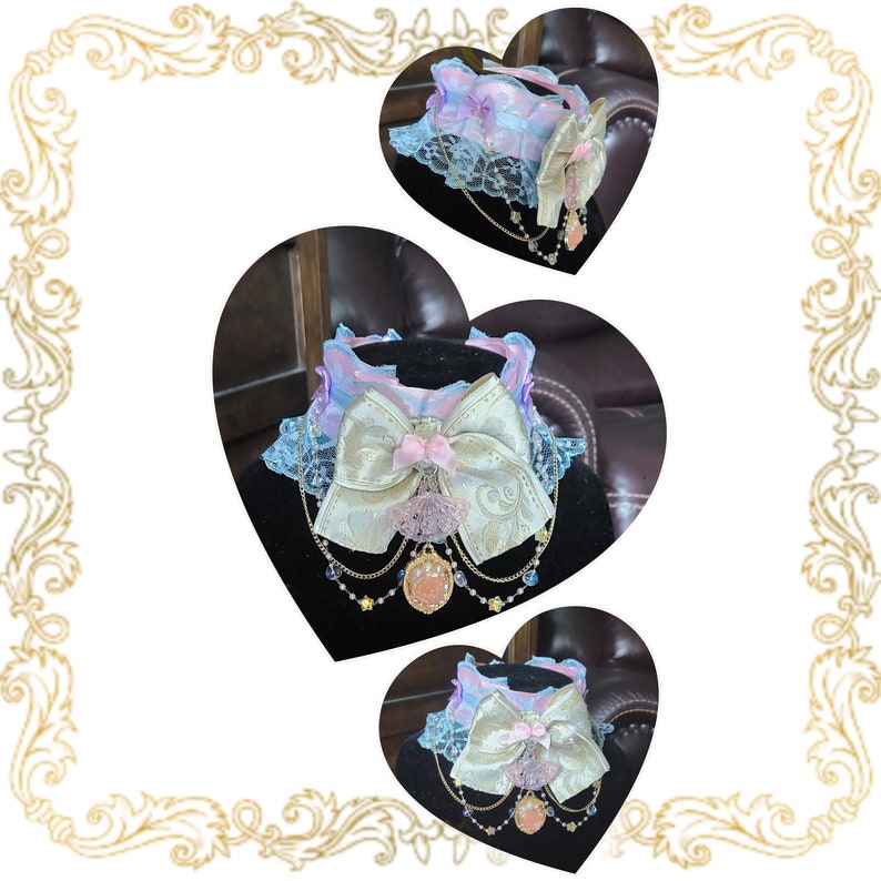 Marie Antoinette Mixed Berry Cream Danish Lace Collar - Etsy