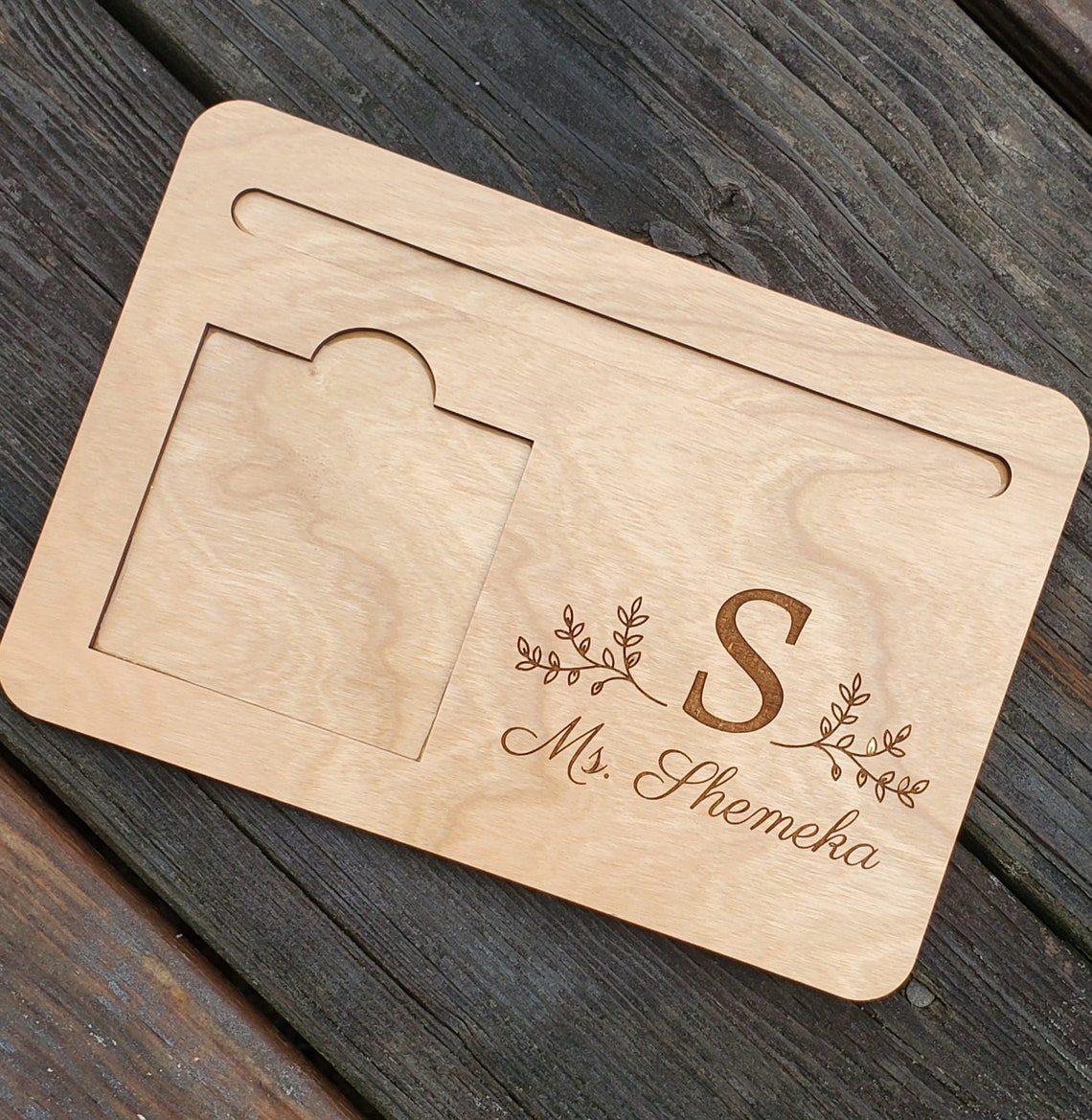 Personalized Post-it Notes Holder - Etsy