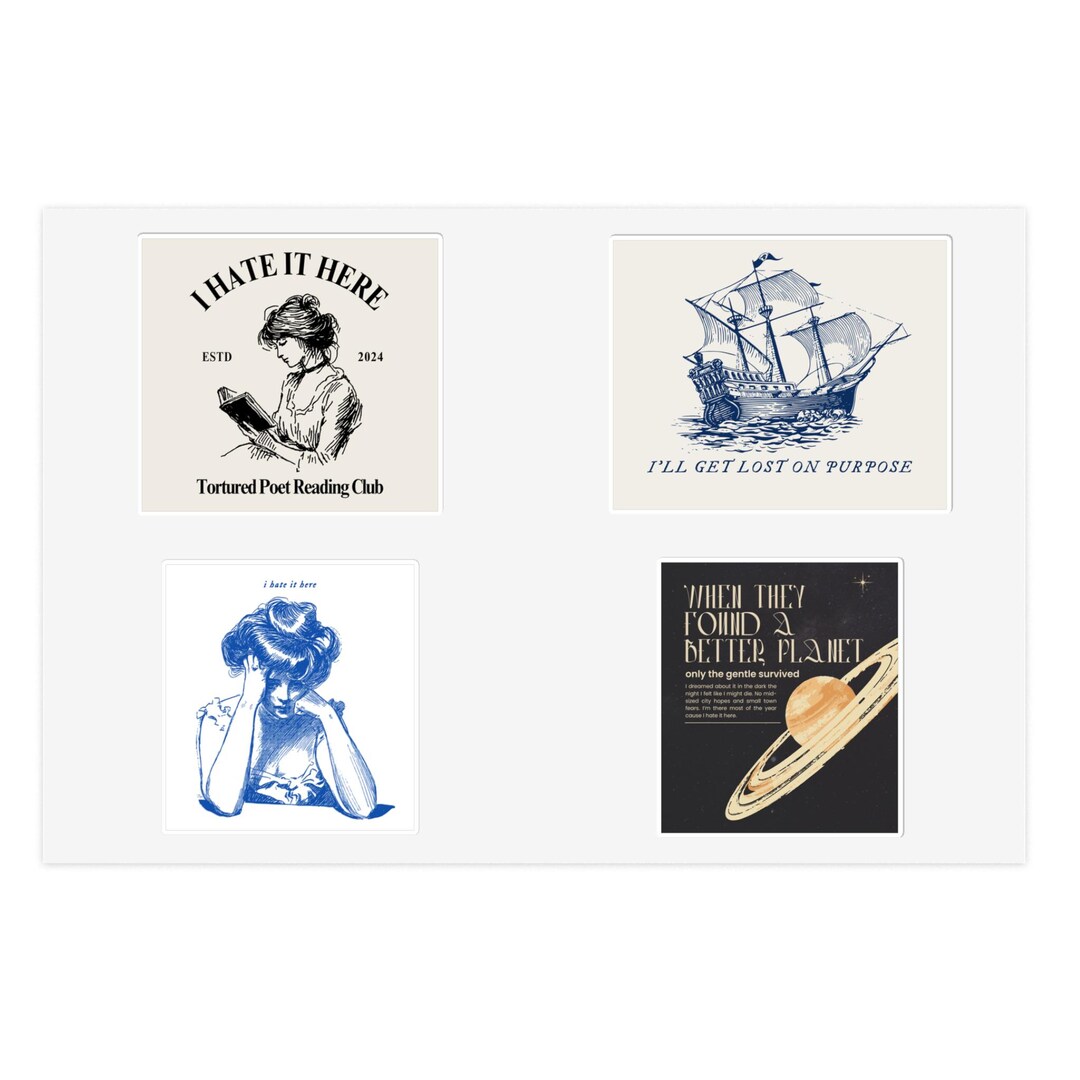 I Hate It Here Sticker Sheet Swiftie Sticker Ttpd Sticker - Etsy