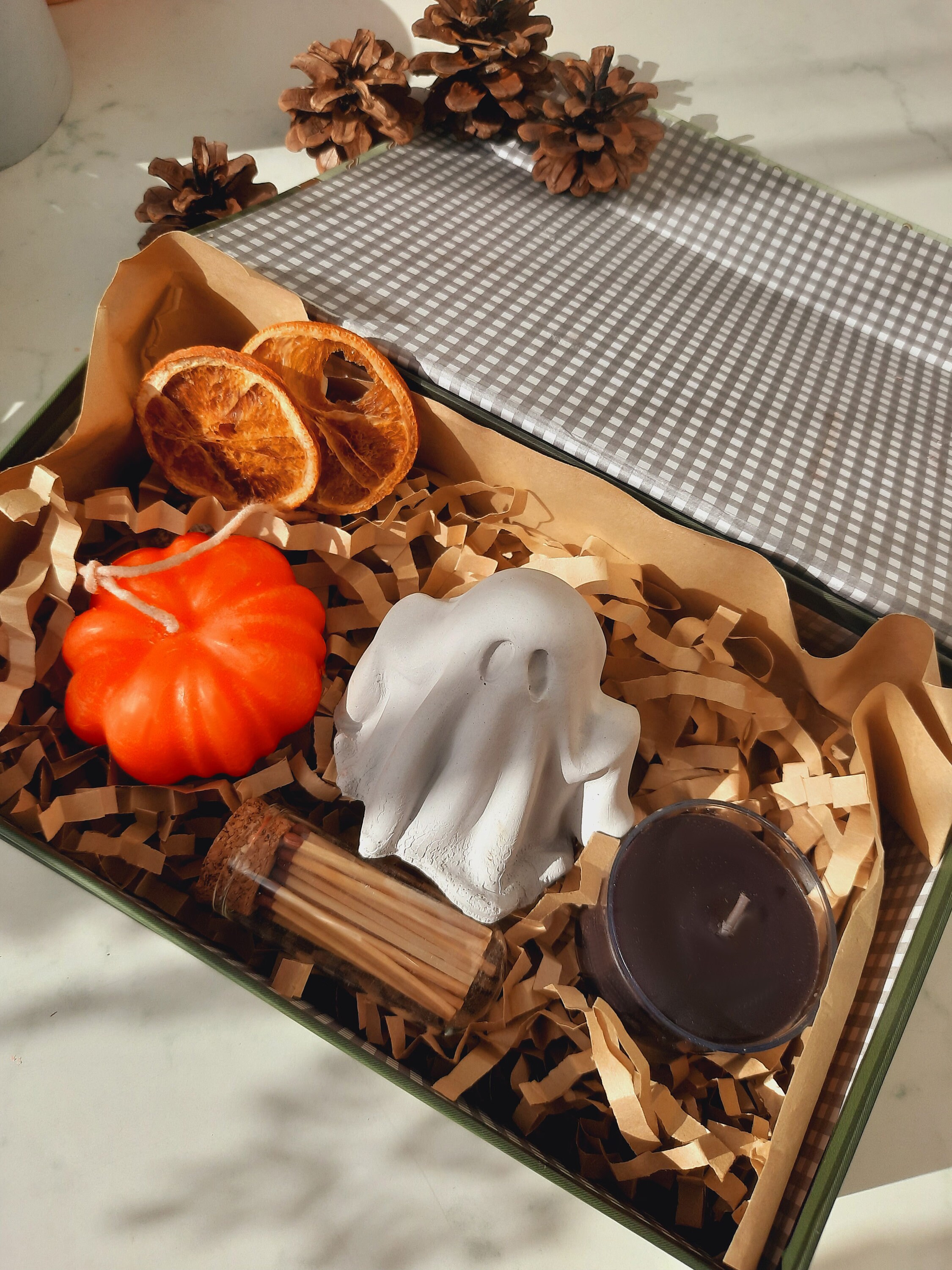 Halloween Themed Set: Ghostly Delights | Candle Gift Set | Pumpkin ...