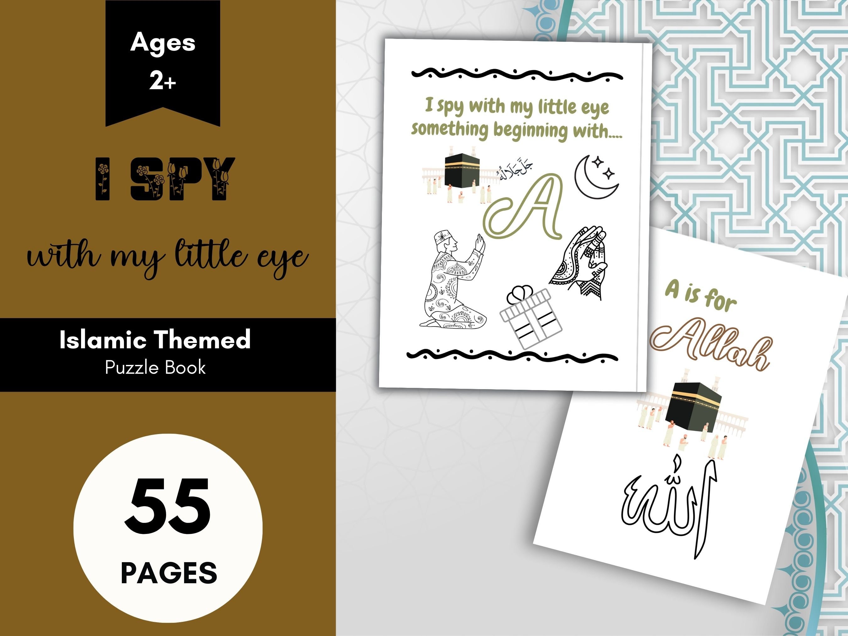 I Spy Ramadan and Eid Educational Islamic Puzzle Book for Kids 26 Fun ...