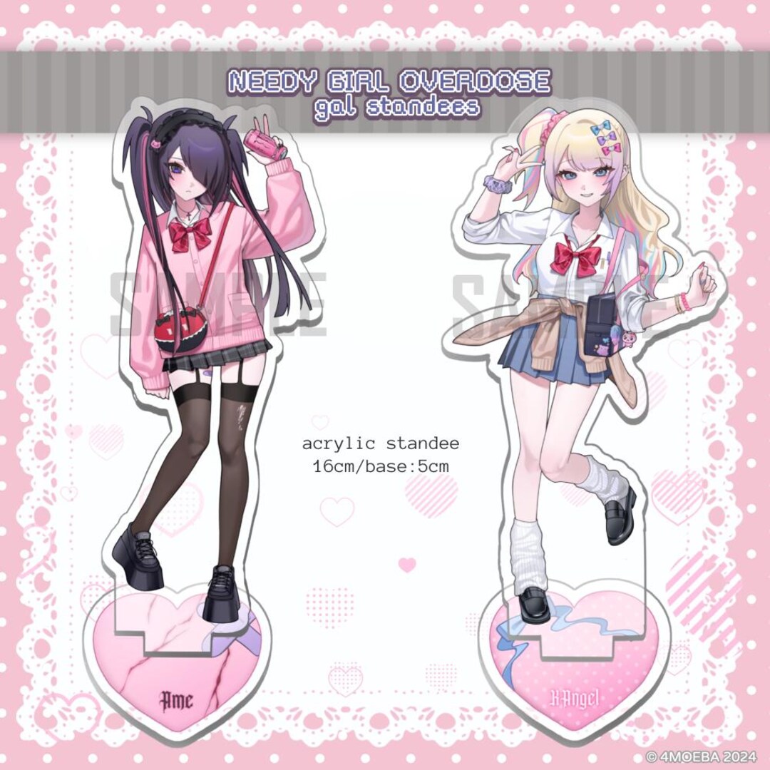Needy Streamer Overload Gal Standees - Etsy