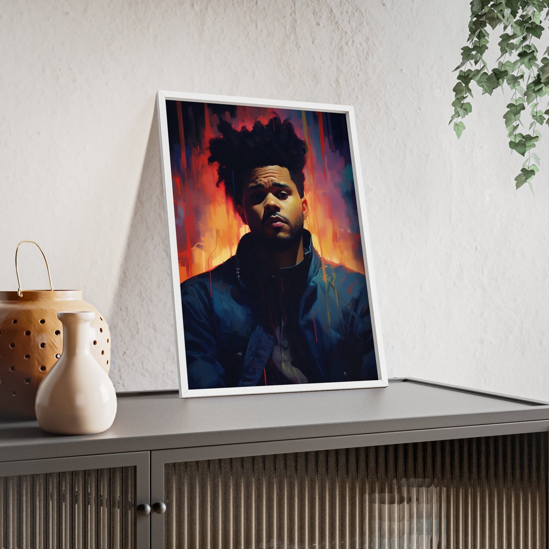 The Weeknd Portrait Wall Art Home Decor Music Print - Etsy
