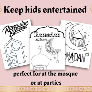 Muslim Ramadan Coloring Pages | Printable Digital Download - Etsy