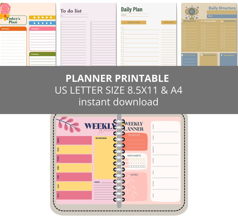 Printable Happy Planner Template Collection, Easy to Download Templates ...