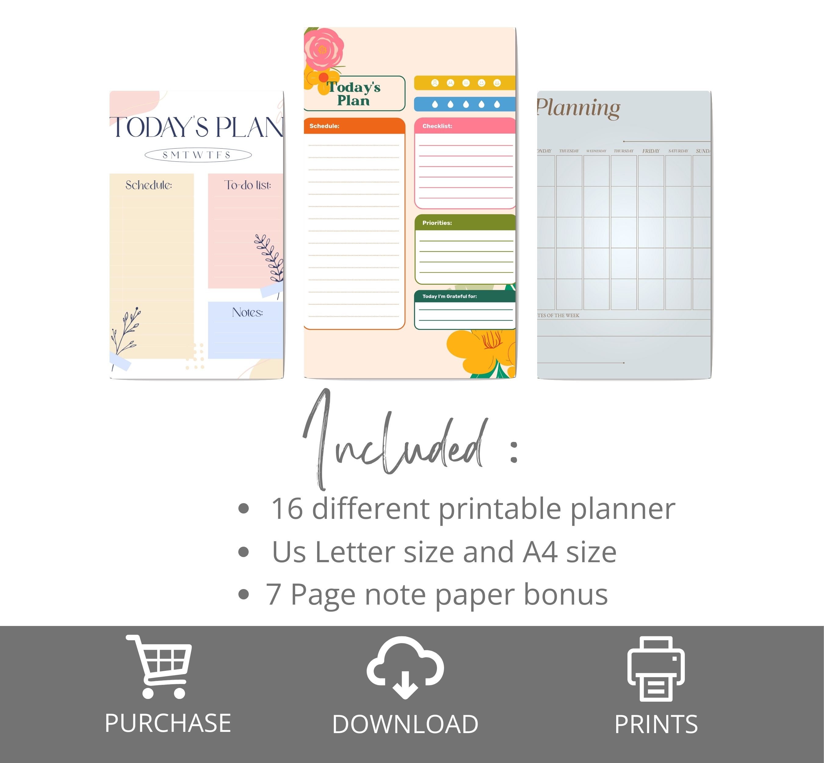 Printable Happy Planner Template Collection, Easy to Download Templates ...
