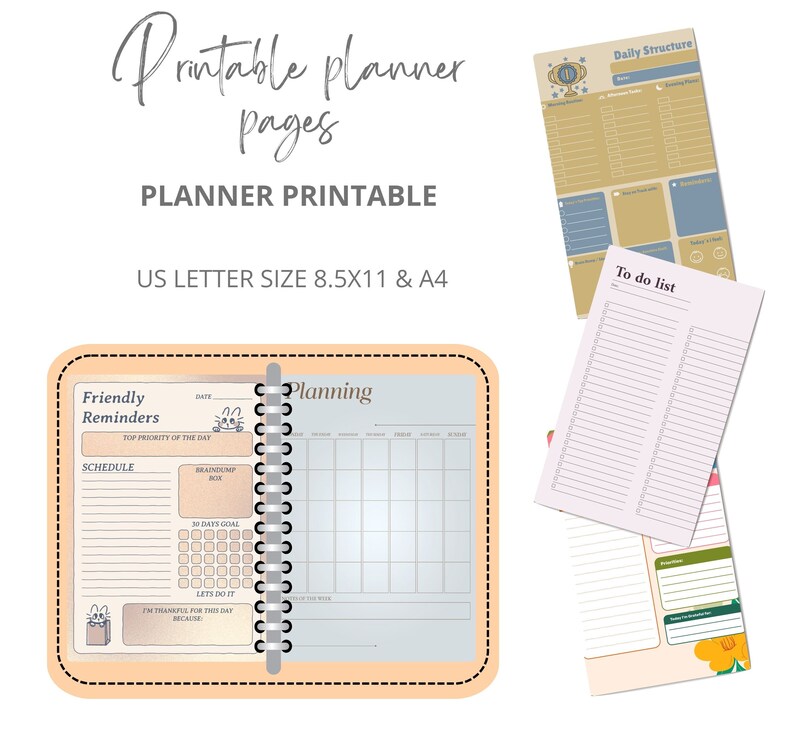 Printable Happy Planner Template Collection, Easy to Download Templates ...