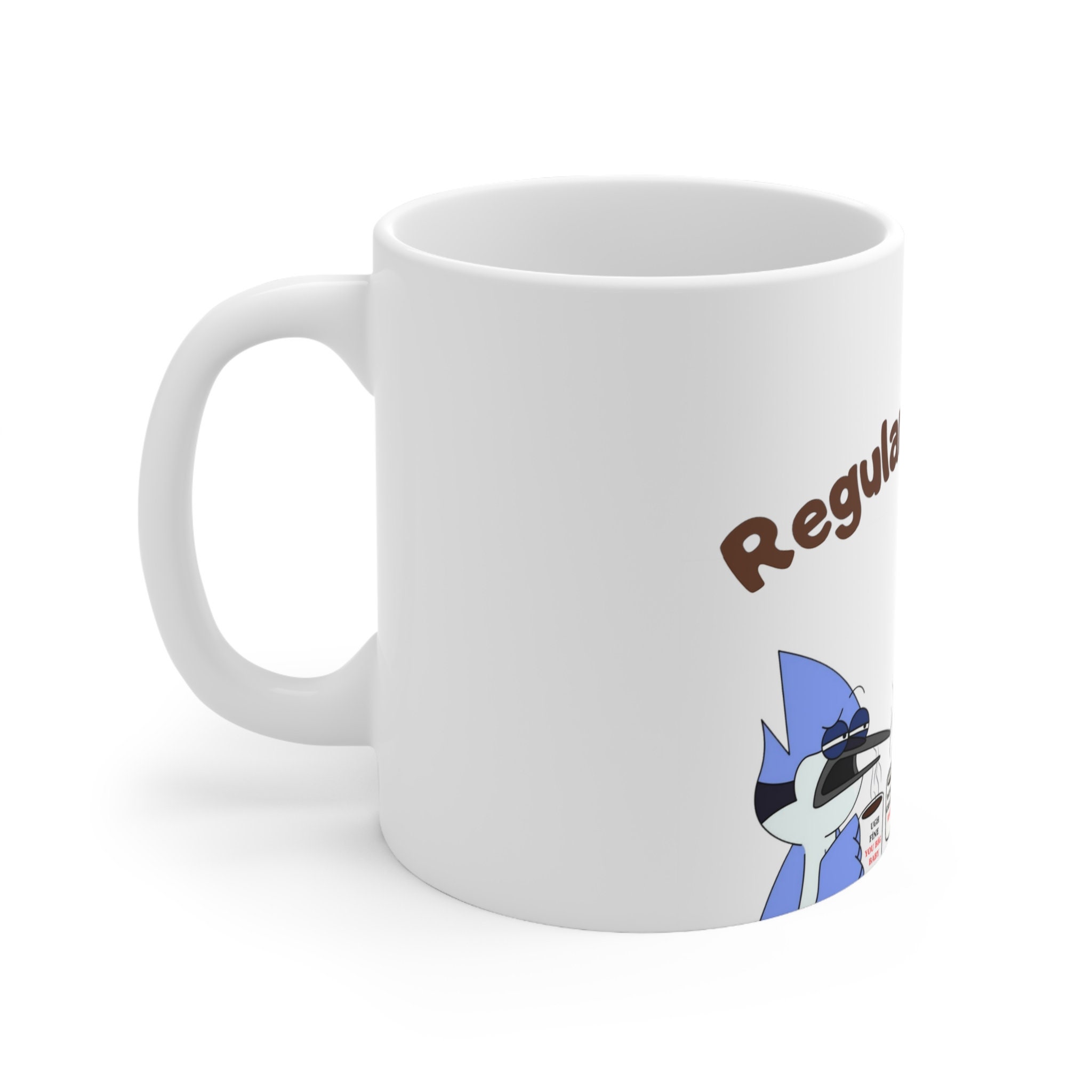 Regular Show Mug |cartoon Network Mug | Mordecai and Rigby Cup - Etsy