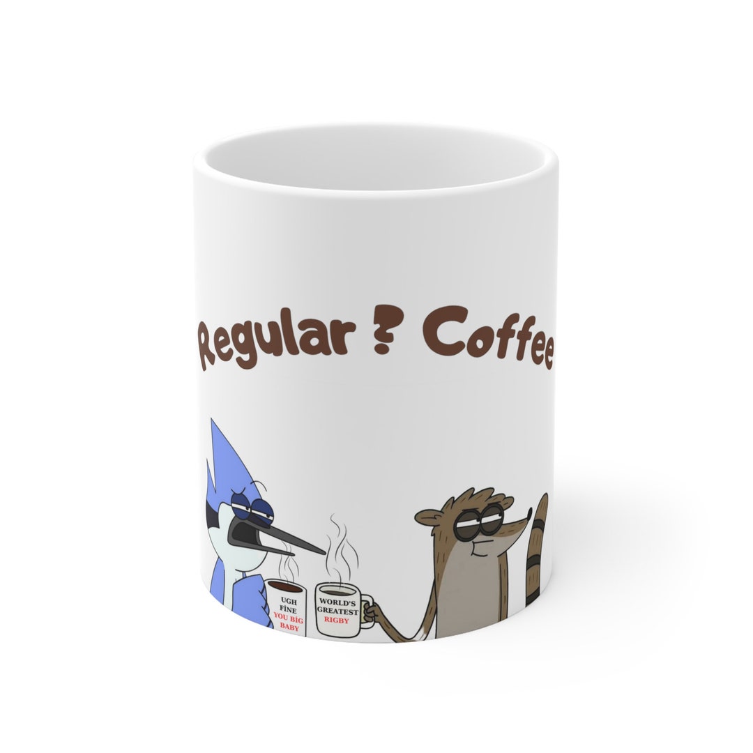 Regular Show Mug |cartoon Network Mug | Mordecai and Rigby Cup - Etsy