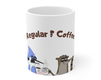 Regular Show Mug Mordecai and Rigby Funny Mug, Best Friends Gift ...