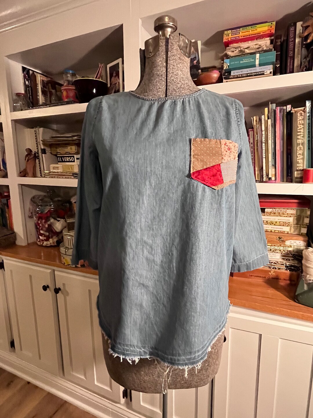 Denim Star Tunic - Etsy