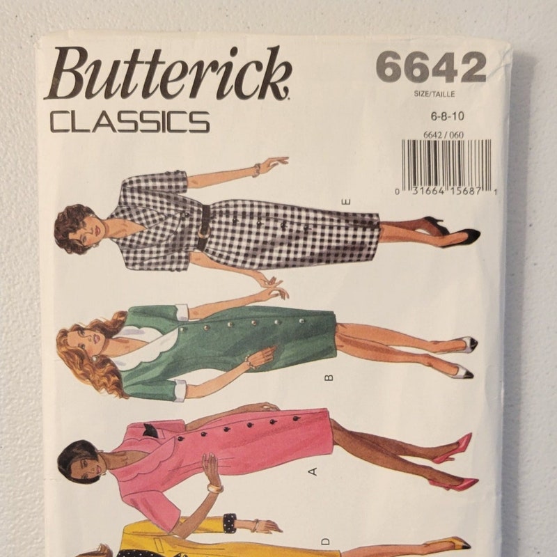Butterick 6642 - Etsy