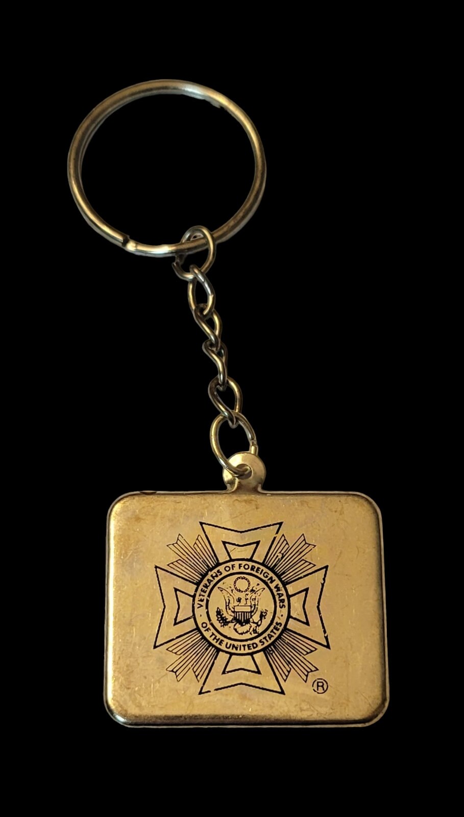 Vintage US Flag Keychain "veterans of Foreign Wars of the United States ...