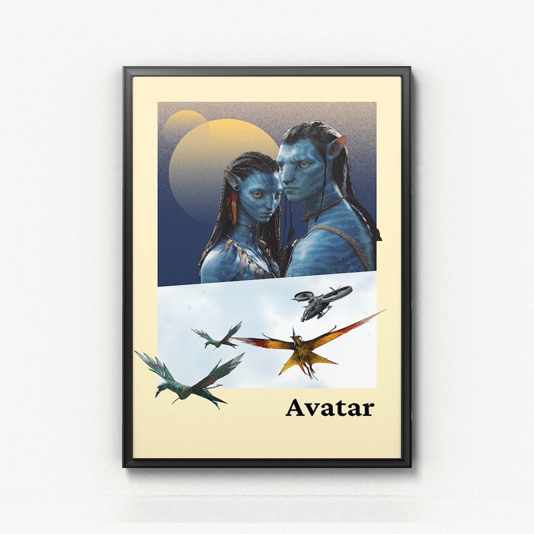 Avatar Film Poster Sci-fi Adventure Art Movie Decor Cult - Etsy