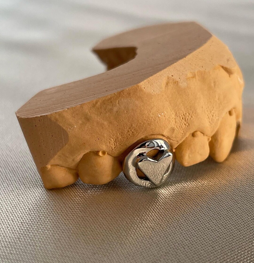 GRILLZ Heart Shaped Design Model Custom Made for Men for - Etsy