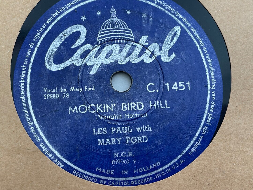 Set/4 10 Inch 78 Rpm Records in Sleeve in Good Condition. Odeon Capitol ...