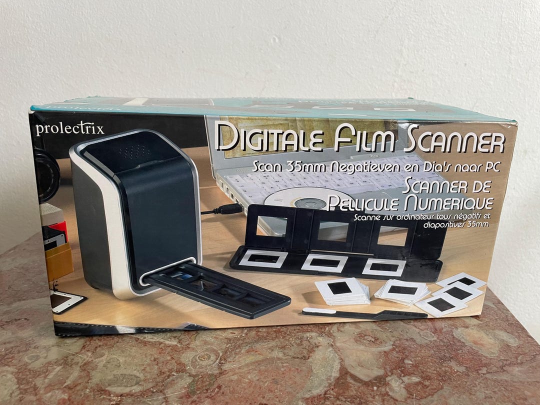 Prolectrix Negatives and Slide Scanner Vintage as New in Box 35mm Slides Negatives Photography ...