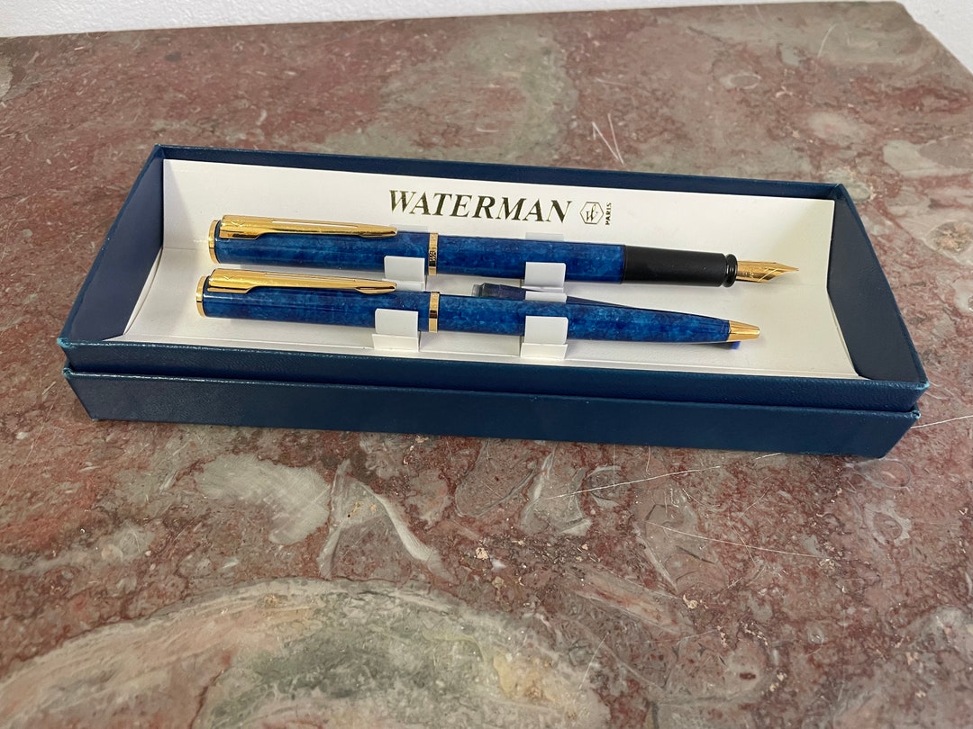 Original Waterman Pen Set With Fountain Pen and Ballpoint Pen. in ...