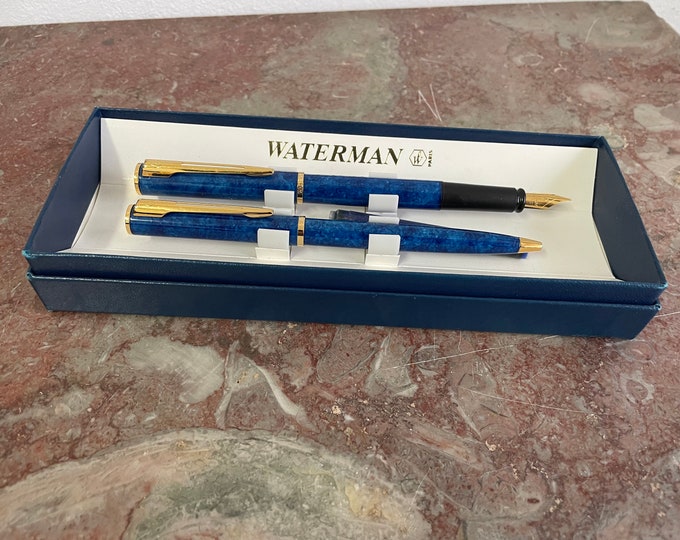 Original Waterman Pen Set With Fountain Pen and Ballpoint Pen. in ...