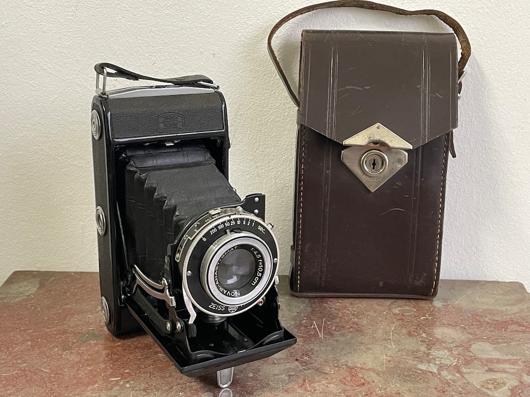 Zeiss Ikon Folding Camera Bellows Camera Tested Working 1940s in Bag ...