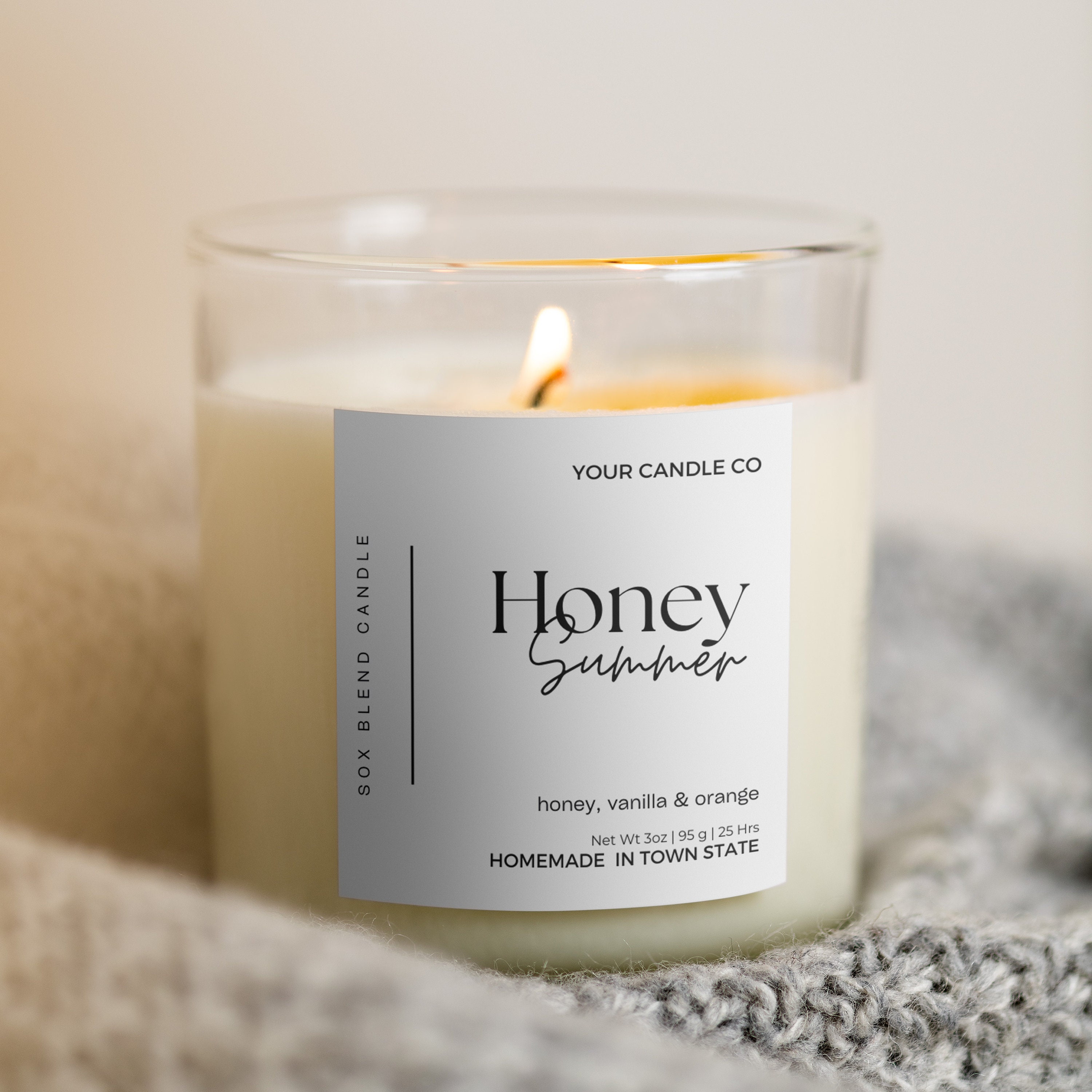 Editable Candle Label Bundle Template, Candle Label Sticker, Candle ...