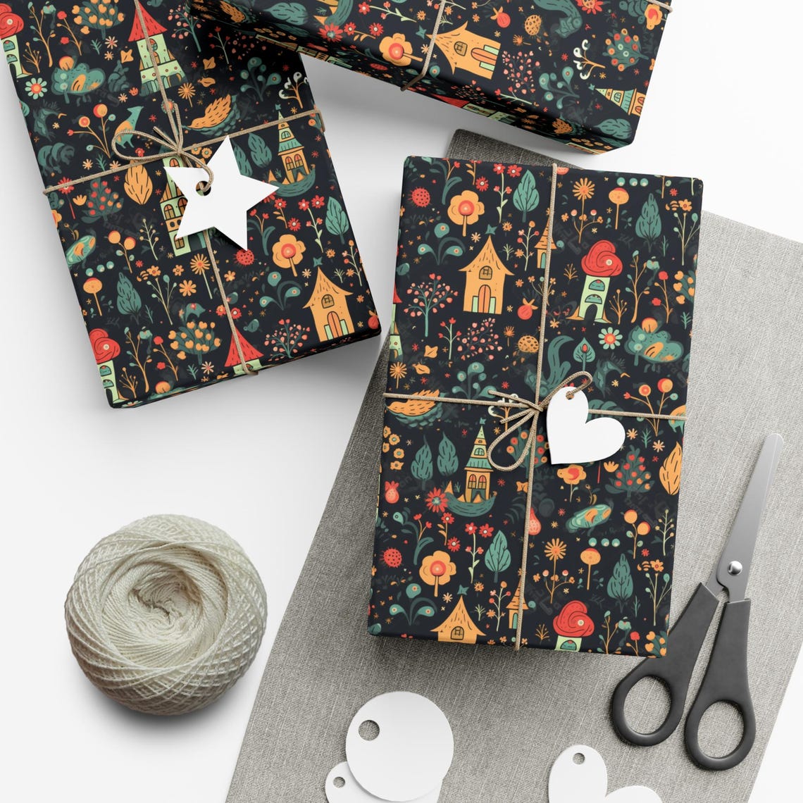 Gift Wrap Paper - H - Etsy